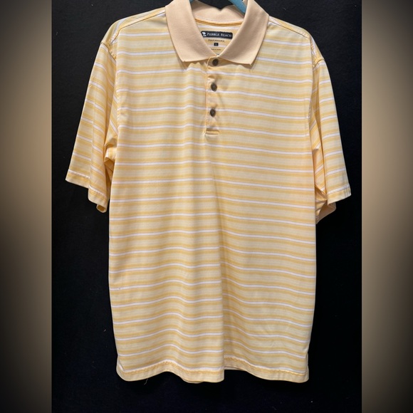 Pebble Beach | Shirts | Pebble Beach Mens Large Polo Shirt Performance ...